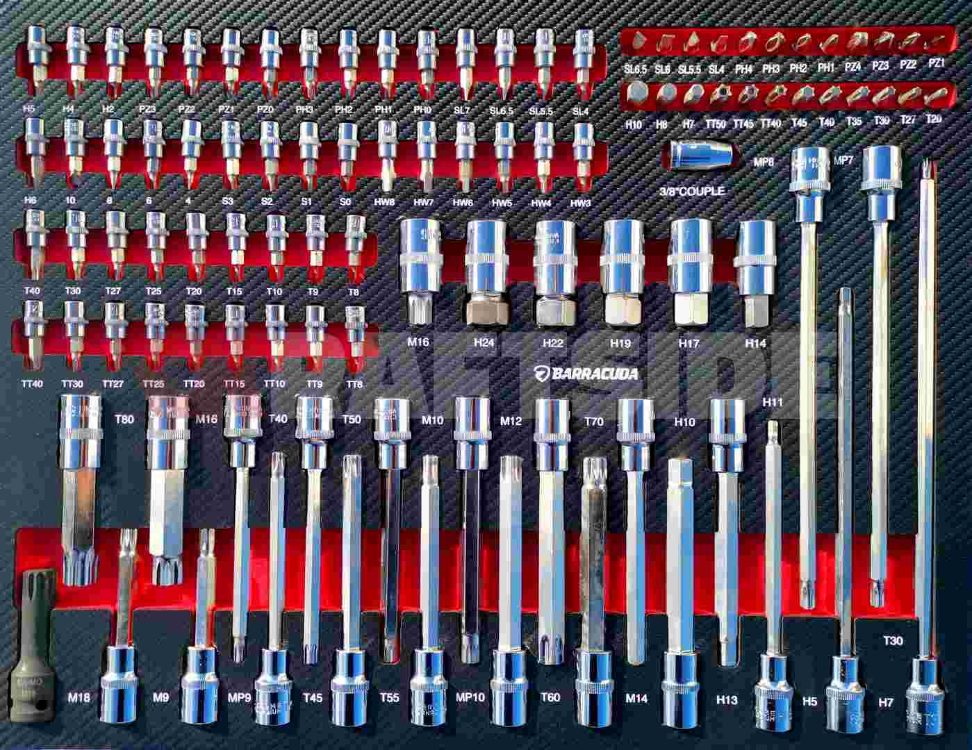 Plateau module d'outils Embouts - Barracuda Tools - KraftSide ...